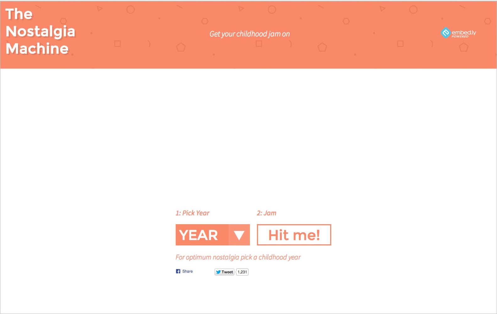 The Nostalgia Machine Music Website | PS Tech