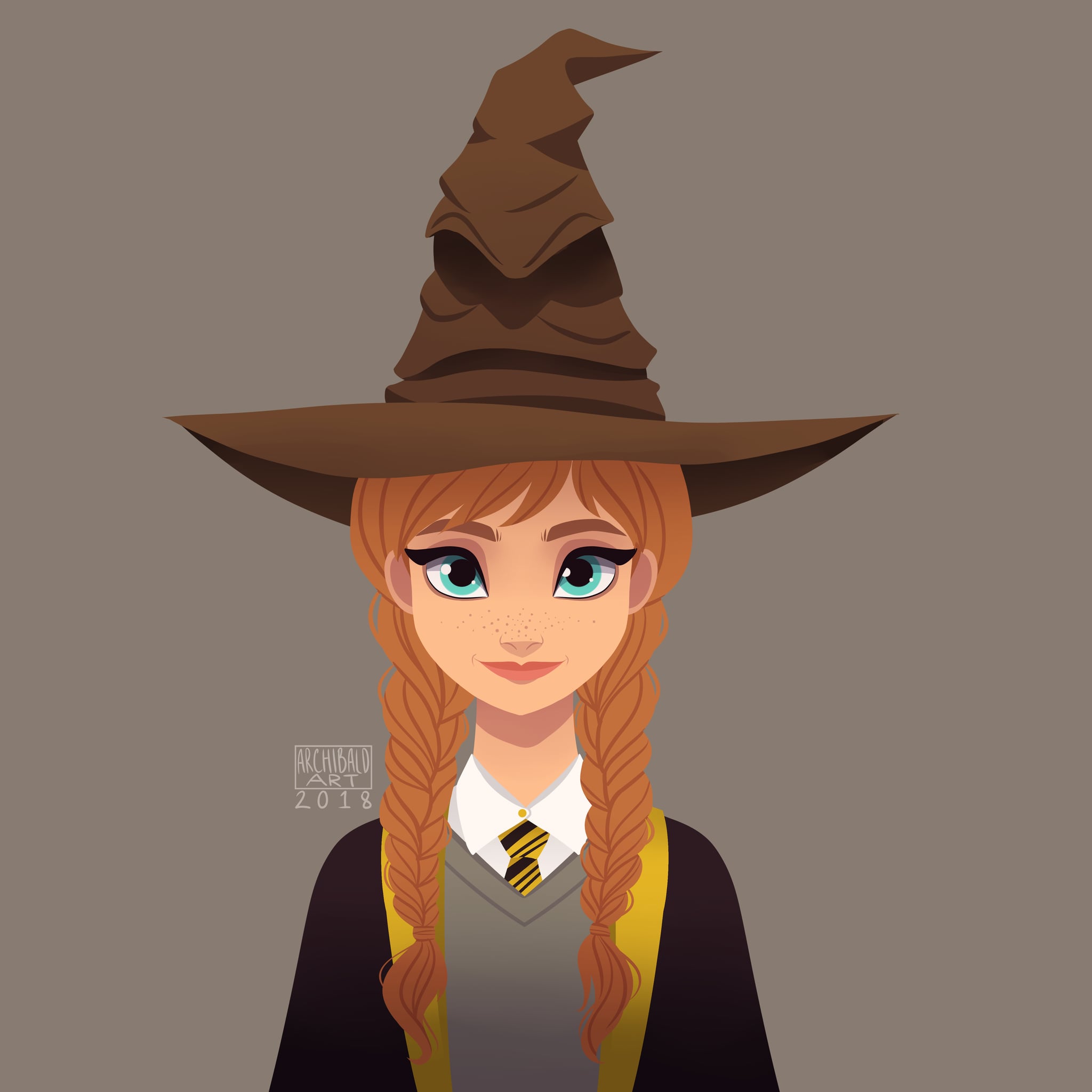 Frozen Characters At Hogwarts