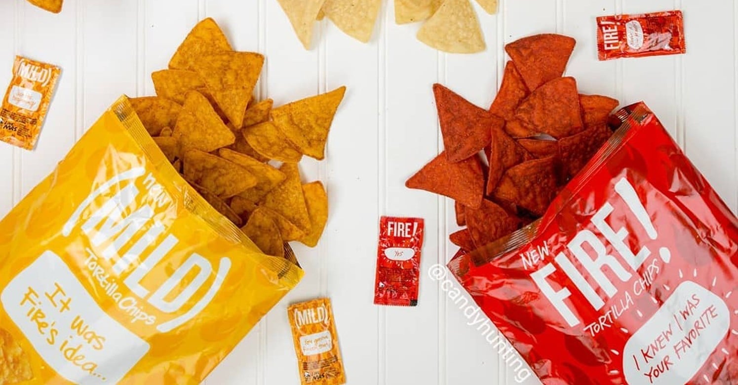 Taco Bell Hot Sauce Tortilla Chips | PS Food