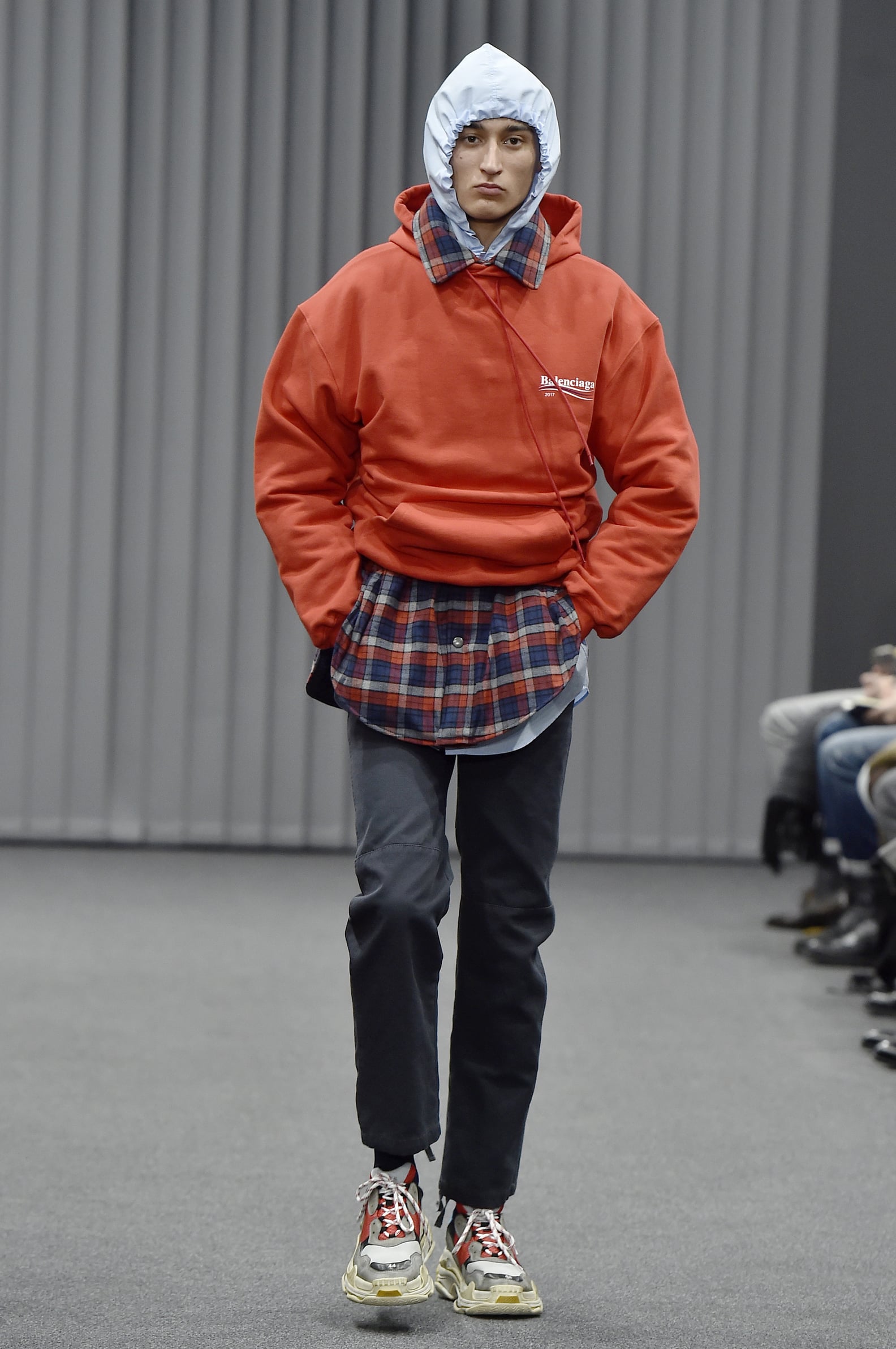Bernie Sanders Logo on Balenciaga Men's Runway 2017 | PS Fashion