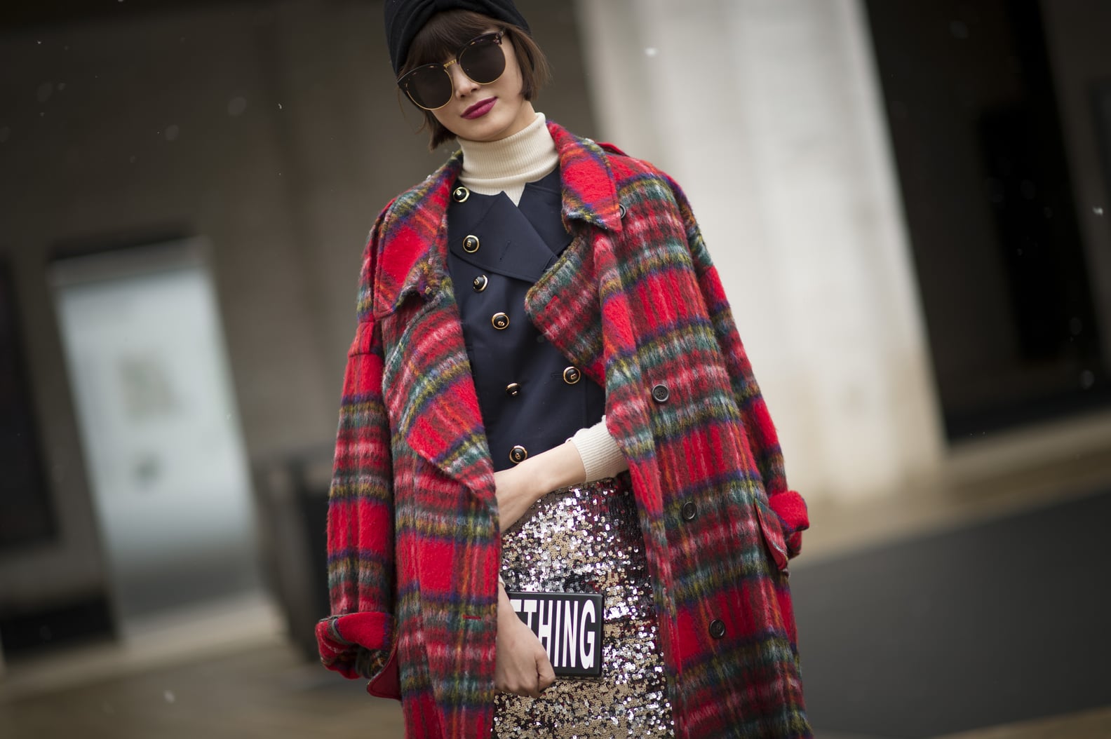 Word Clutches Street Style Trend | PS Fashion