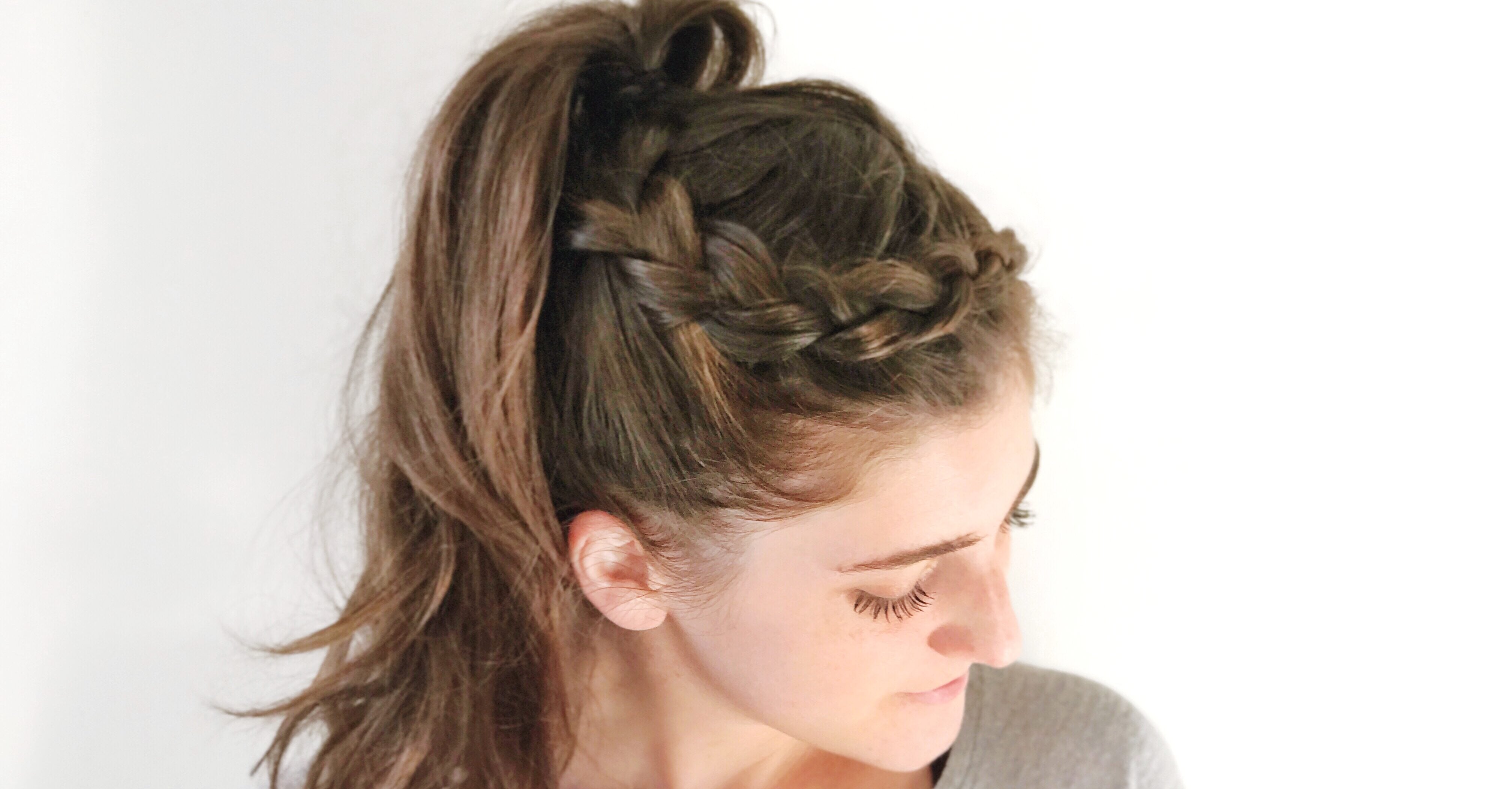Easy Braid Hairstyle For the Gym | POPSUGAR Fitness