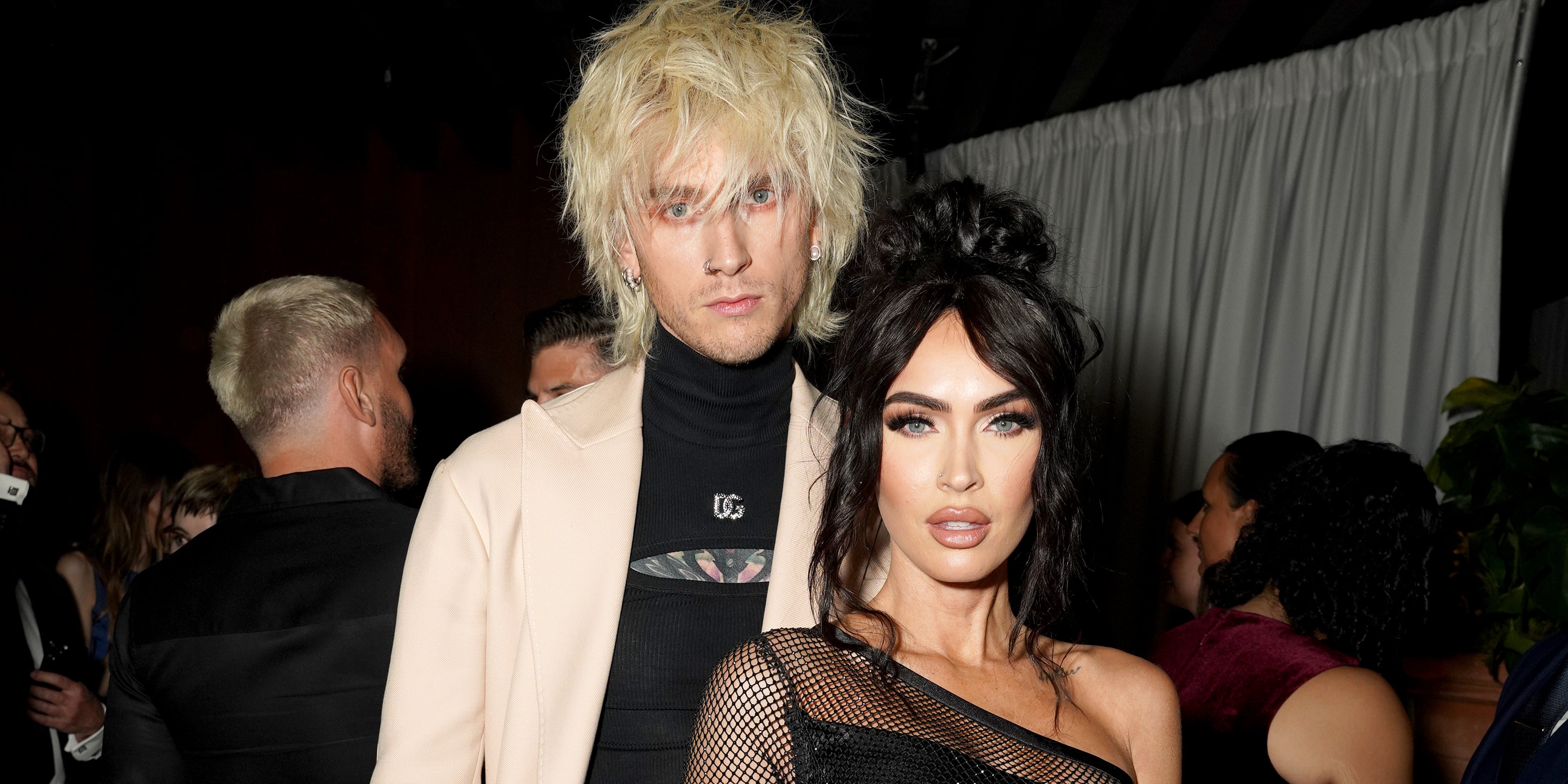 Megan Fox Wears a Zip-Front Corset and Fuzzy Bucket Hat | PS Fashion