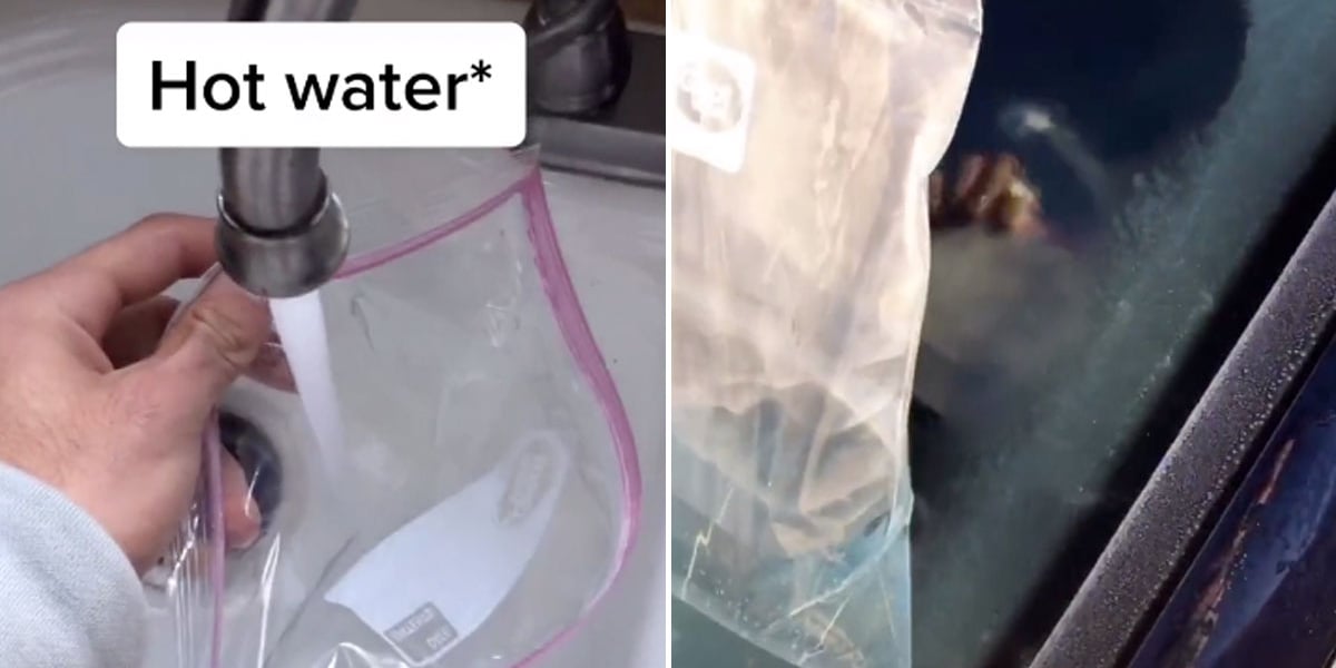 This Hot-Water Hack For Defrosting Your Windshield Is Genius | PS Smart ...