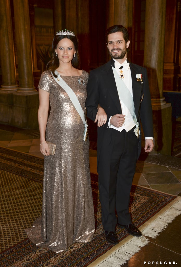 Princess Sofia Wearing a Gold Sequin Dress | POPSUGAR Fashion