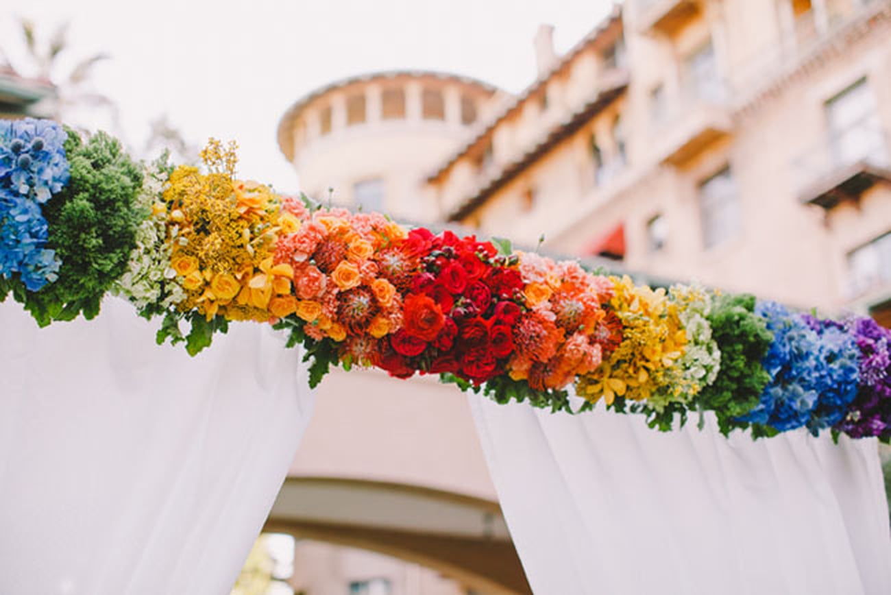 Rainbow Wedding Theme | PS Love