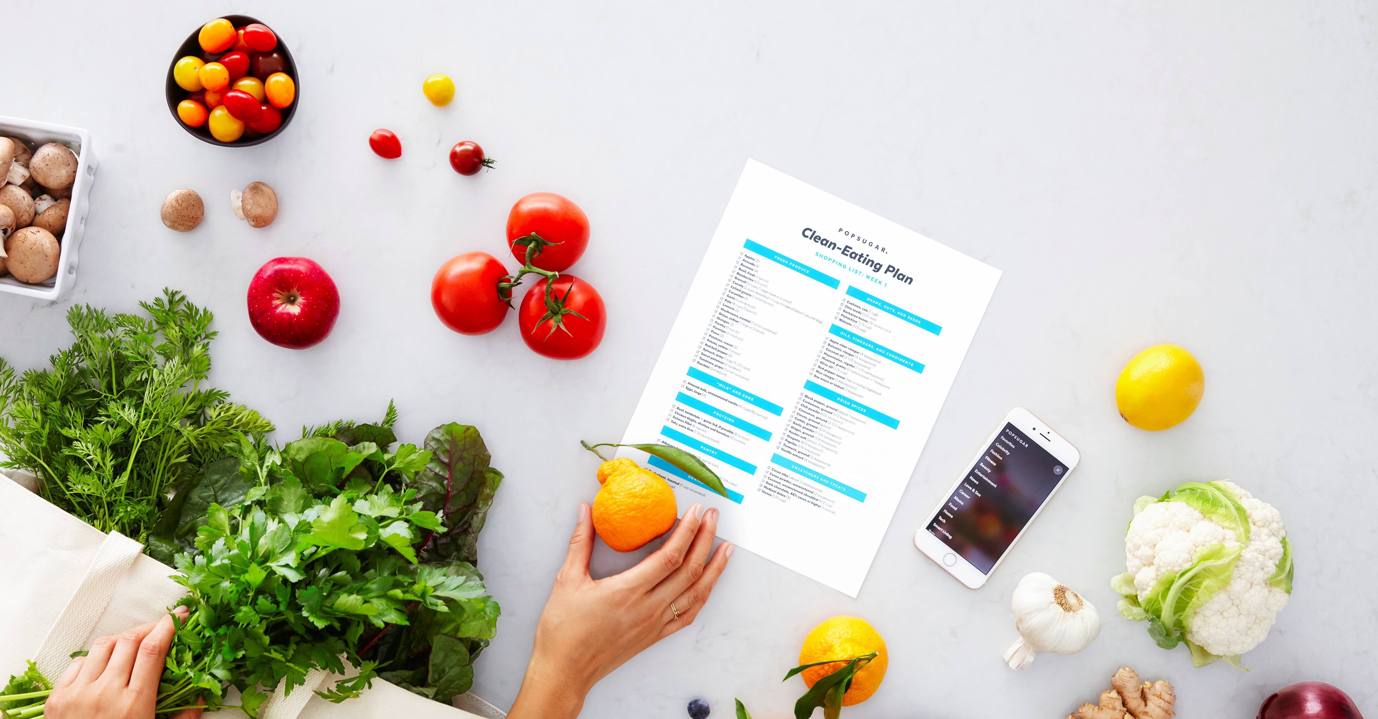 Clean-Eating Shopping List: Week 1 | POPSUGAR Fitness