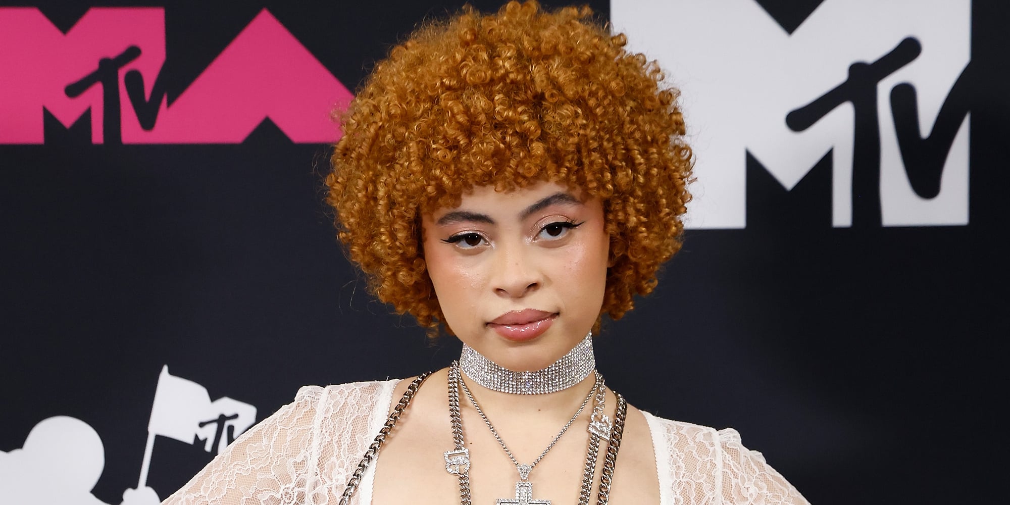 Ice Spice's Lacy Cutout Dress at the 2023 MTV VMAs | PS UK Style