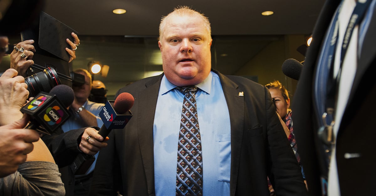 Rob Ford Enters Rehab | PS Celebrity