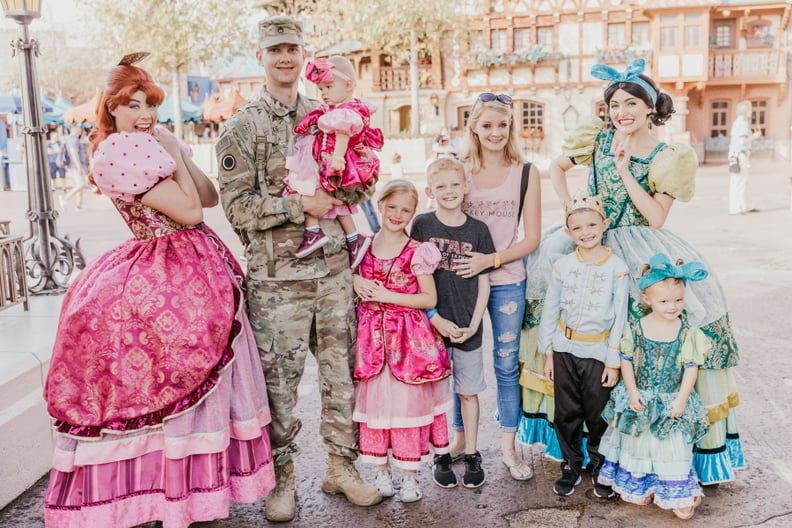 Photos of Military Dad Surprising His Family at Disney World | POPSUGAR ...