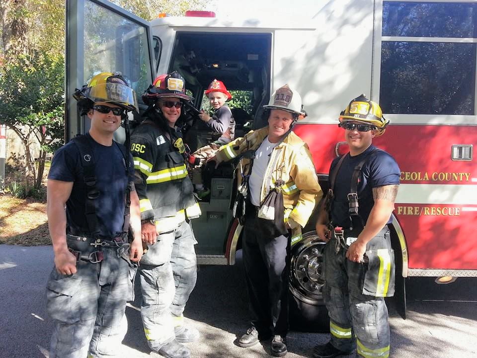 Firefighters Attend Boy With Autism's Birthday Party | POPSUGAR Family