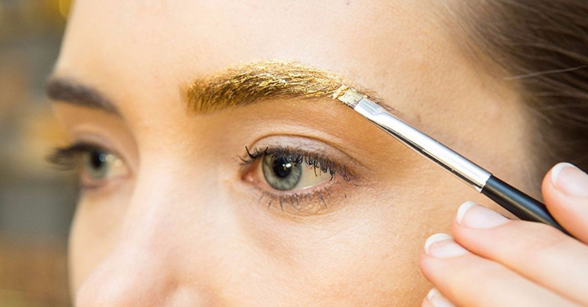 Metallic Eyebrow Makeup DIY | PS Beauty