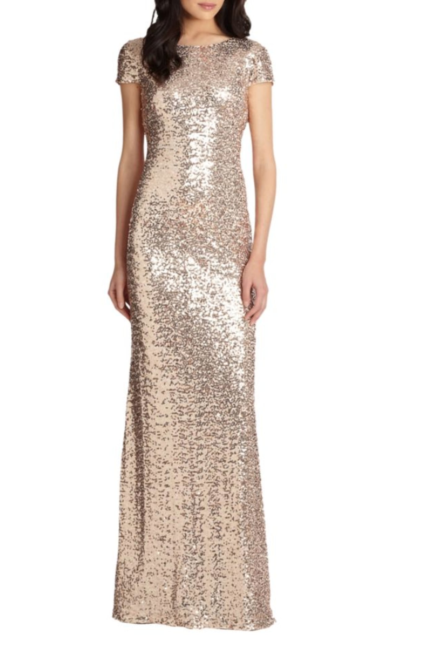 Miley Cyrus Gold Sequin Dress on The Voice | PS Fashion