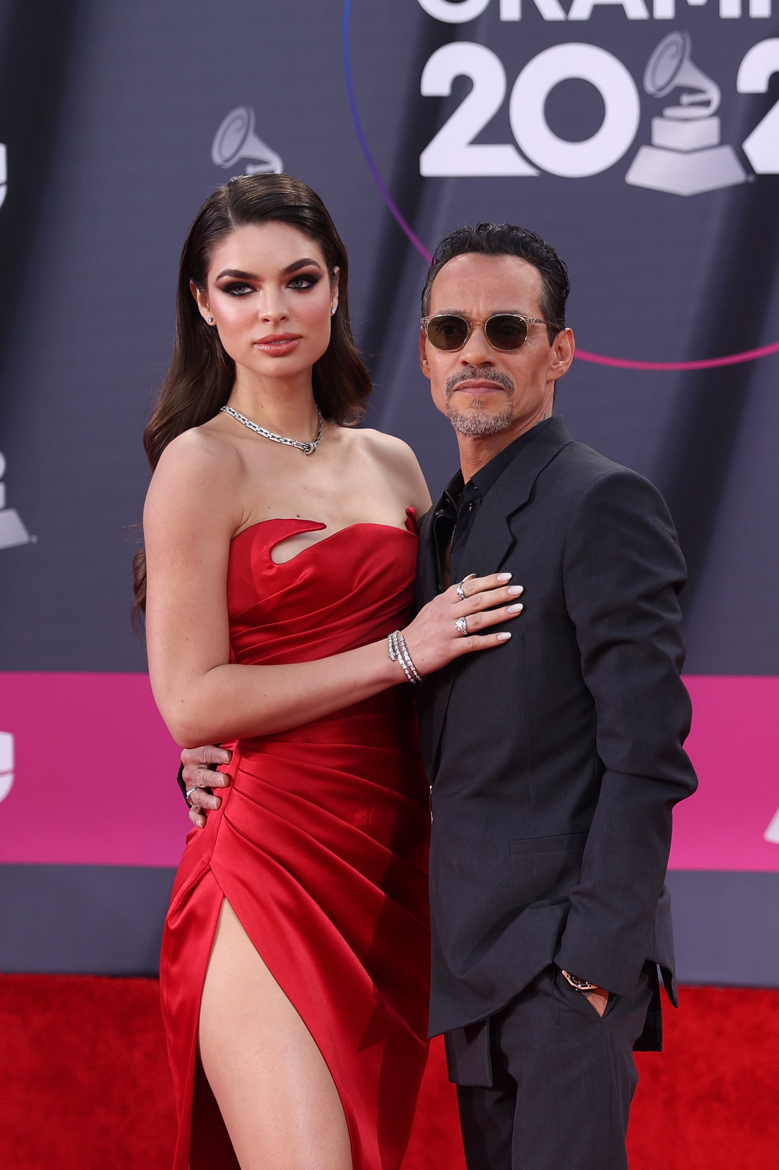 Marc Anthony and Fiancée Nadia Ferreira at the Latin Grammys | PS Celebrity