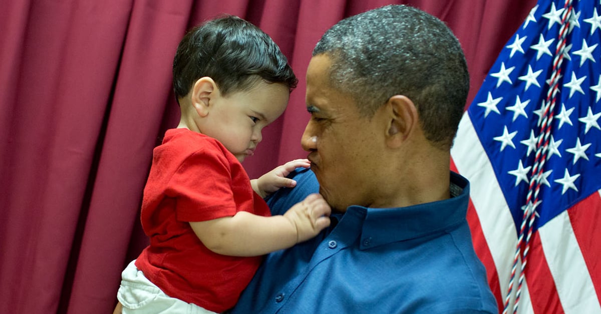 President Barack Obama's Best Pictures With Kids | POPSUGAR Celebrity
