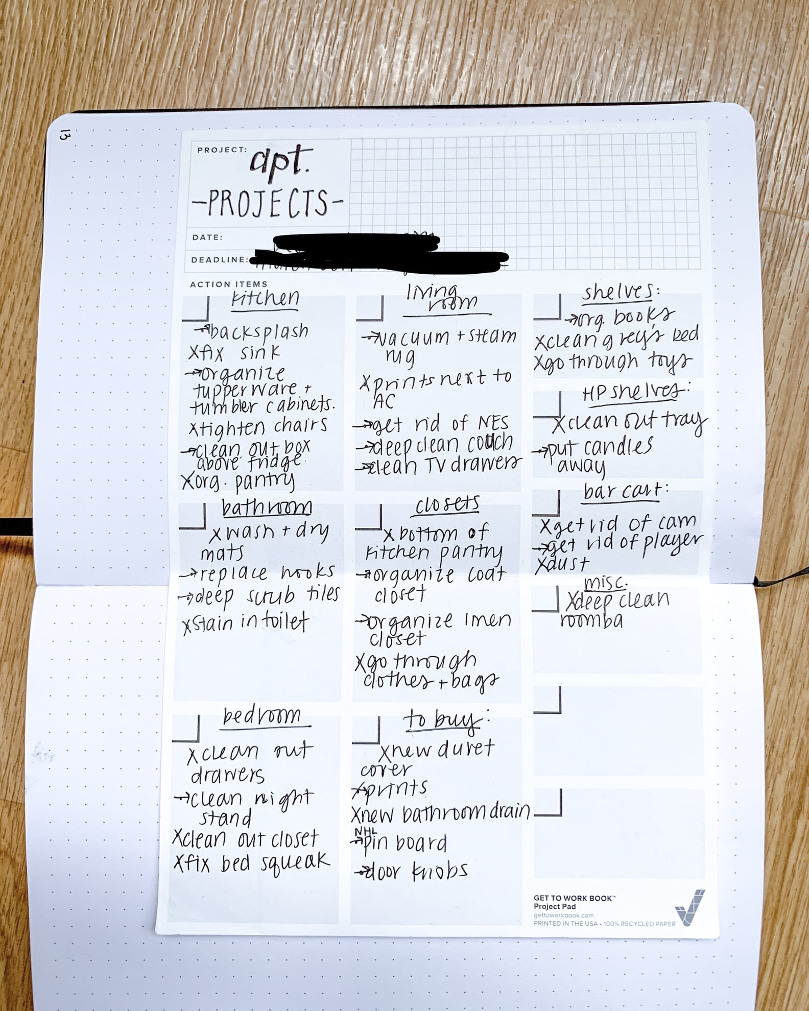 How to Keep Your Home Organized With a Task List | PS Family