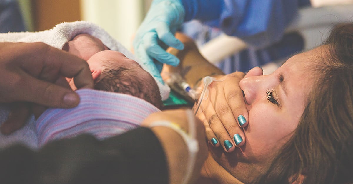 Video of Baby Born En Caul in Amniotic Sac | POPSUGAR Family