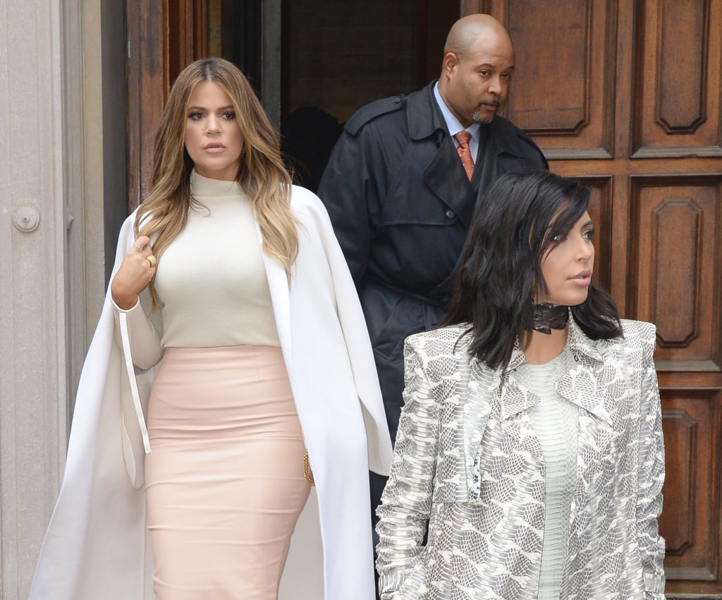 Khloe and Kim Kardashian Street Style | POPSUGAR Fashion