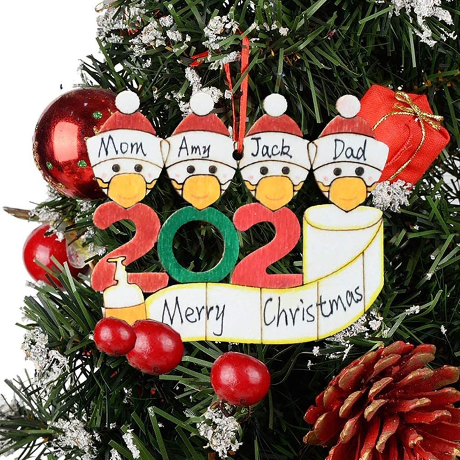 Shop Pandemic-Themed 2020 Christmas Ornaments For Families | PS Family