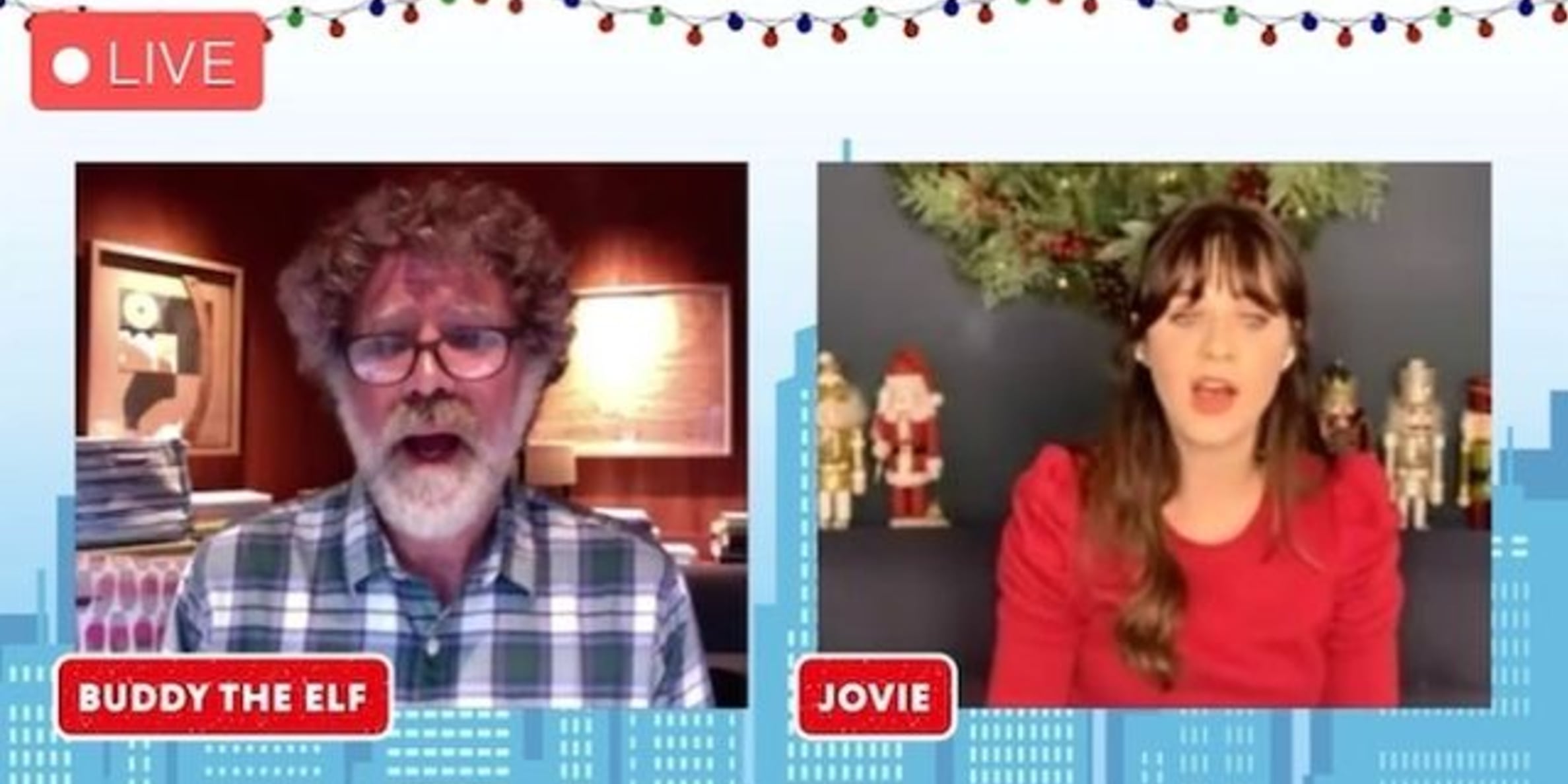Zooey Deschanel and Will Ferrell Reunite For Elf Duet | POPSUGAR ...