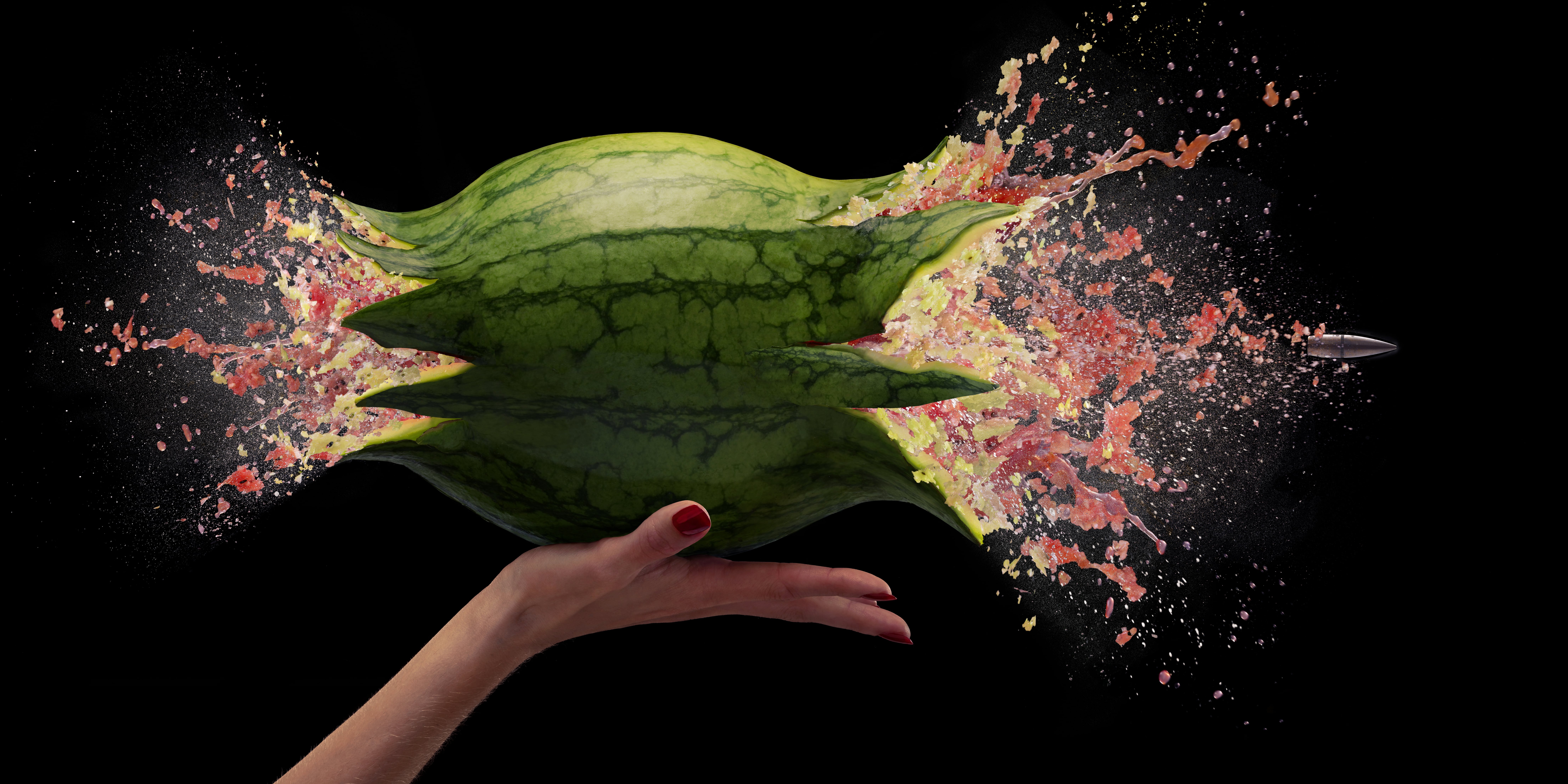what does it mean when a watermelon explodes