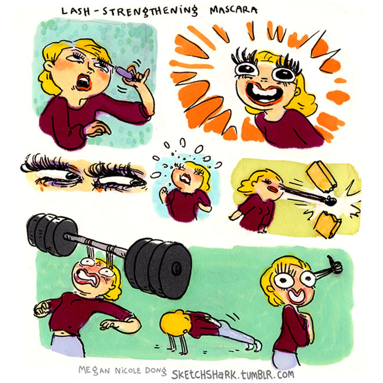 Funny Beauty Magazine With Cartoons | PS Beauty