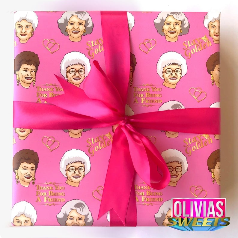 This Golden Girls Wrapping Paper Features All 4 Icons | POPSUGAR Smart ...