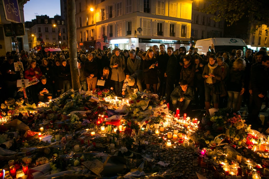 Pictures of Mourning After Paris Attacks November 2015 | POPSUGAR Celebrity