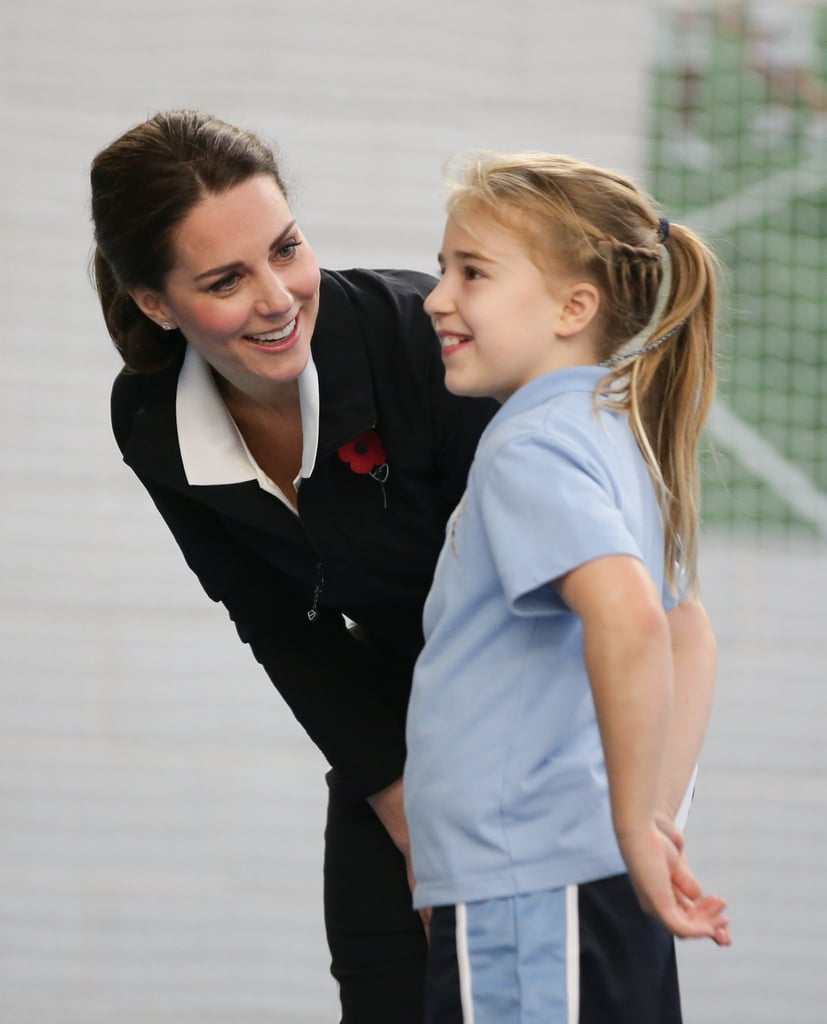 Kate Middleton Playing Tennis in London October 2017 | POPSUGAR Celebrity