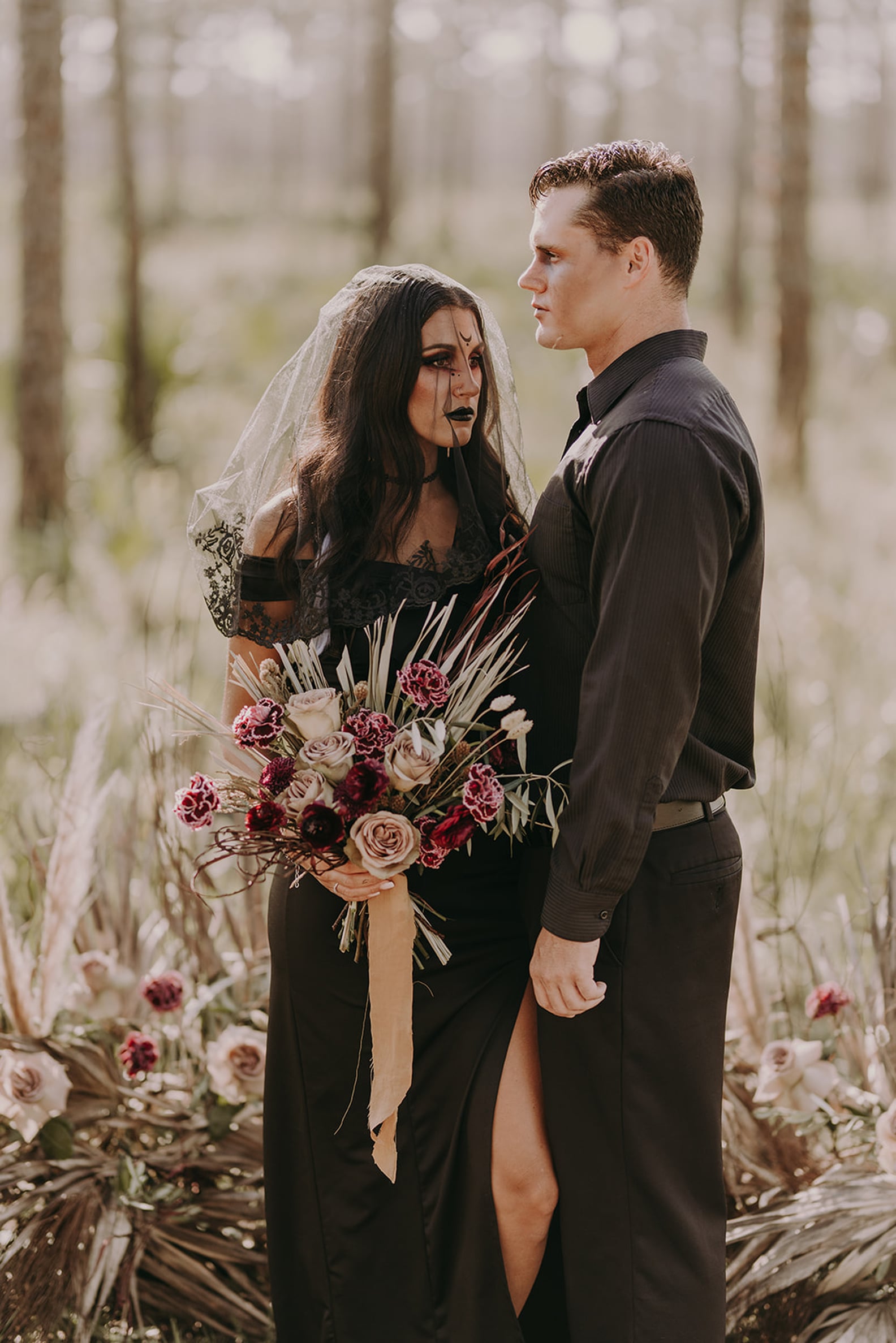 Witch-Inspired Halloween Wedding Shoot | PS Love