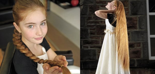 Little Girl Is Real Life Rapunzel With Long Hair | PS Family