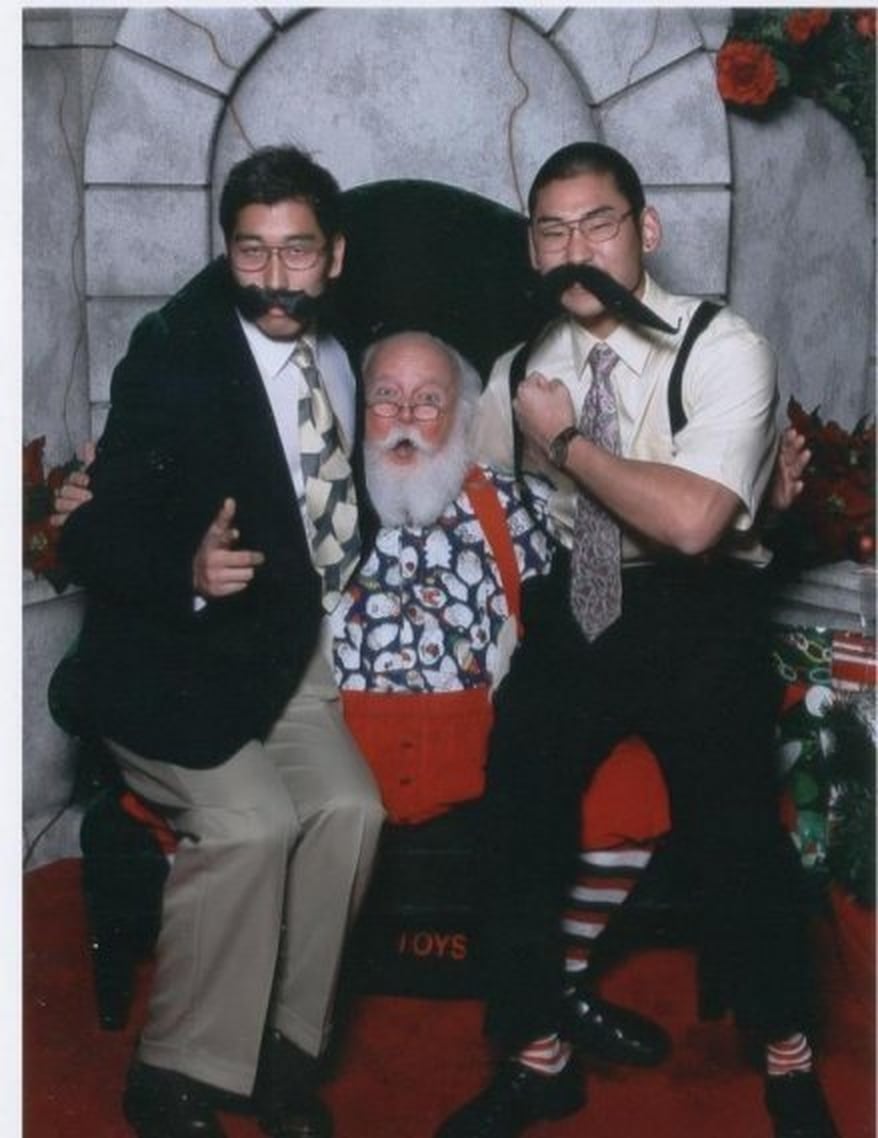 Guys Wear Costumes in Photos With Santa Over the Years | PS Entertainment