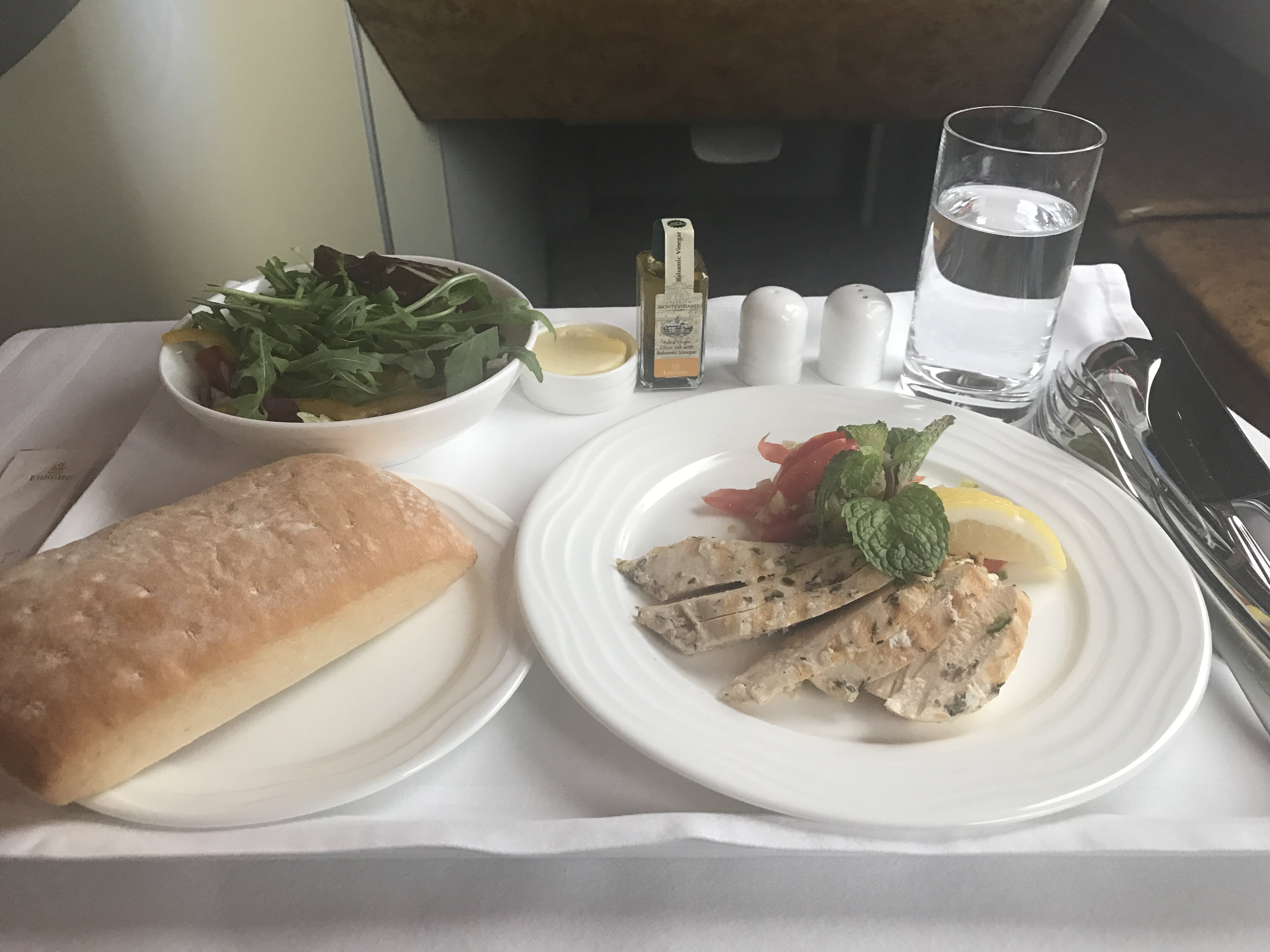 Emirates Business Class Food
