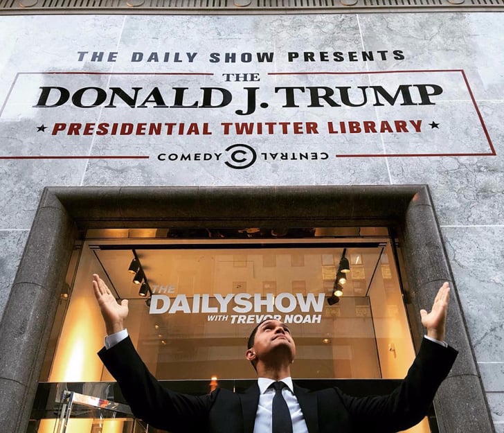 The Daily Show Makes Trump Presidential Twitter Library | POPSUGAR News