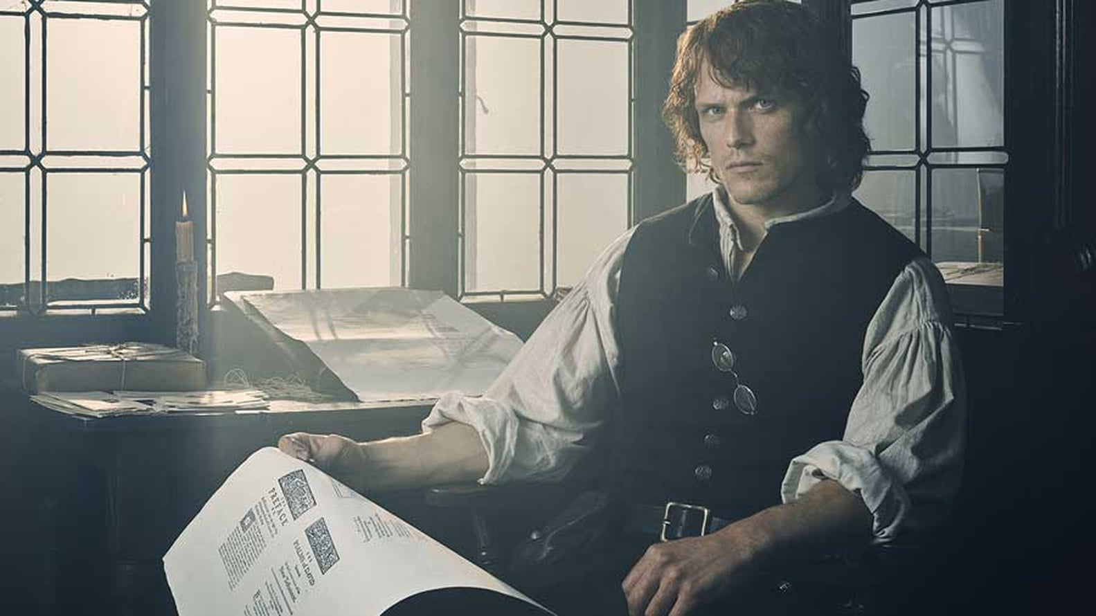 Outlander Print Shop Scene | POPSUGAR Entertainment