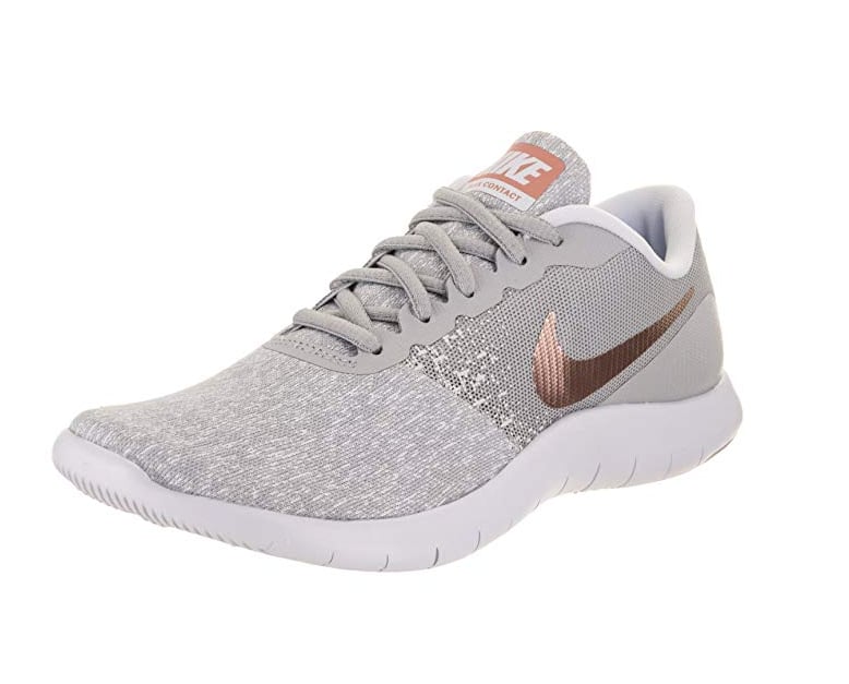 Nike Rose Gold Flex Contact Running Shoe | POPSUGAR Fitness