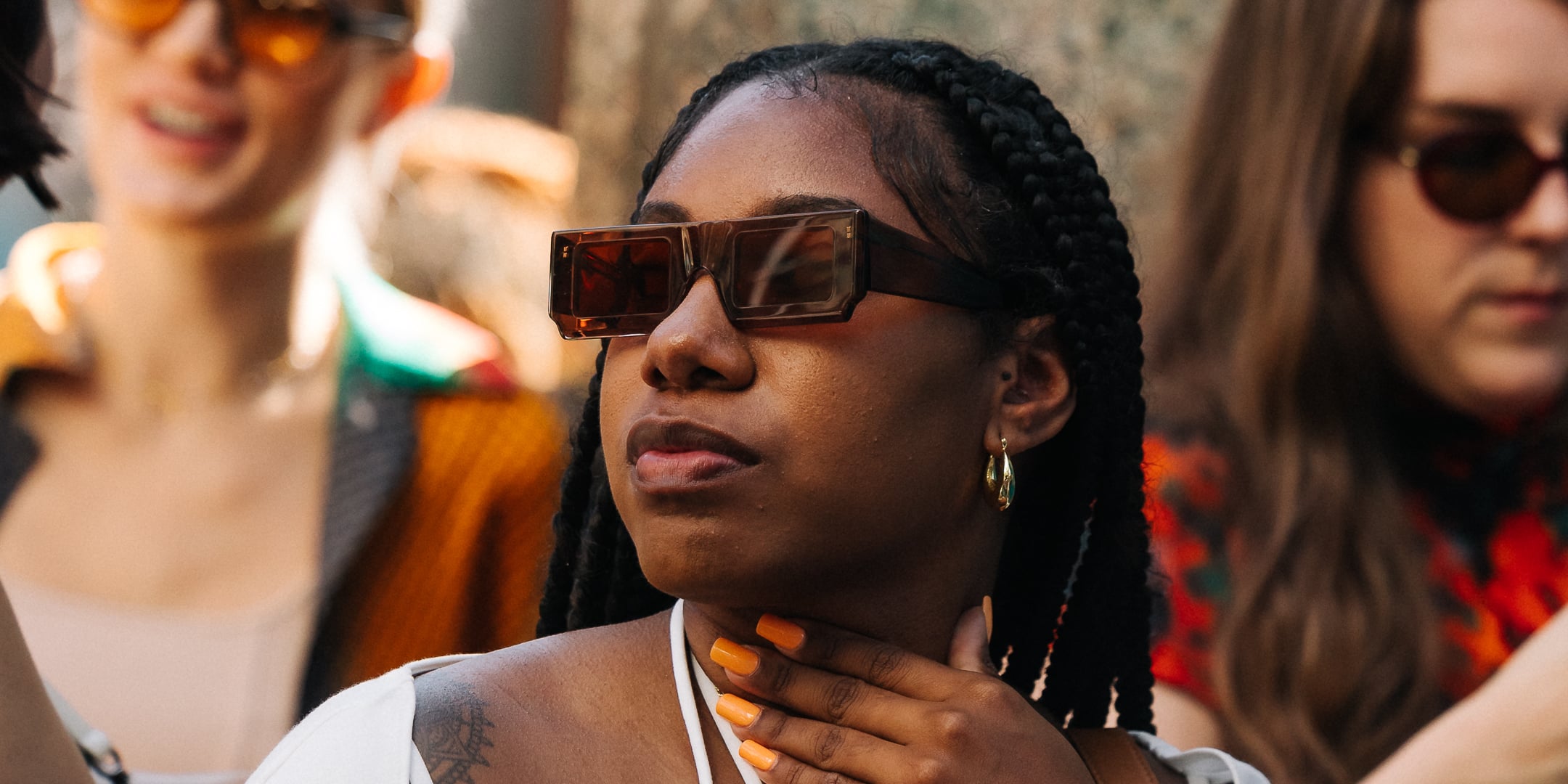 The Square-Nails Trend Dominated NYFW 2022 | PS Beauty