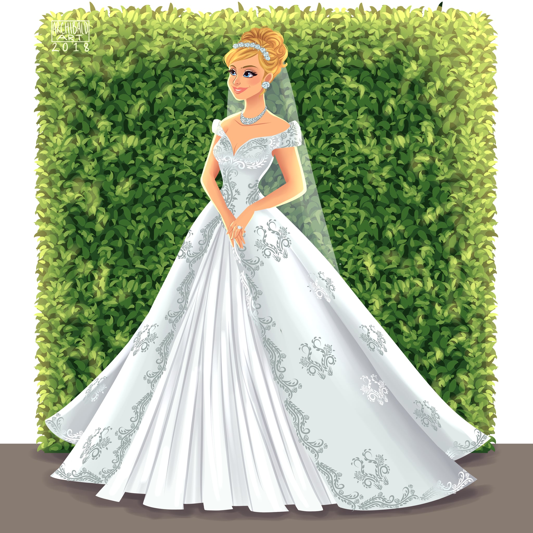 Cinderella In Wedding Dress