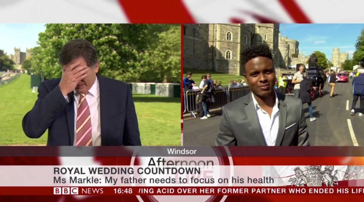 BBC Reporter Simon McCoy on the Royal Wedding | PS Celebrity