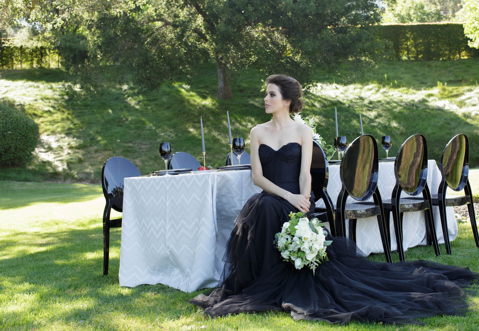 All-Black Wedding Ideas | PS Love