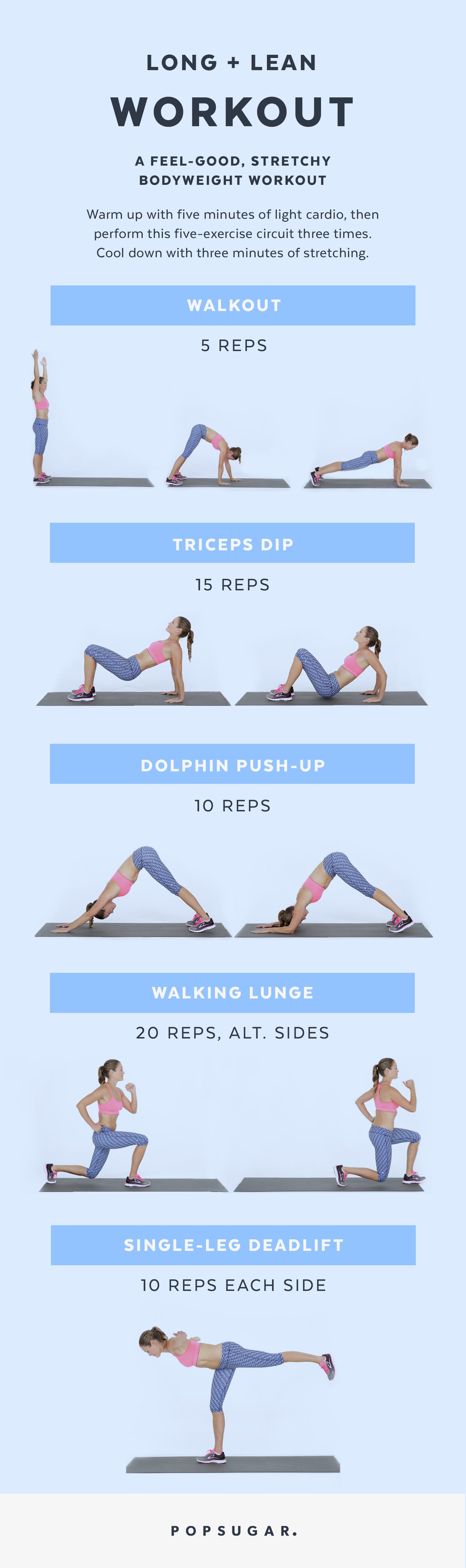 Printable Bodyweight Workouts | PS Fitness
