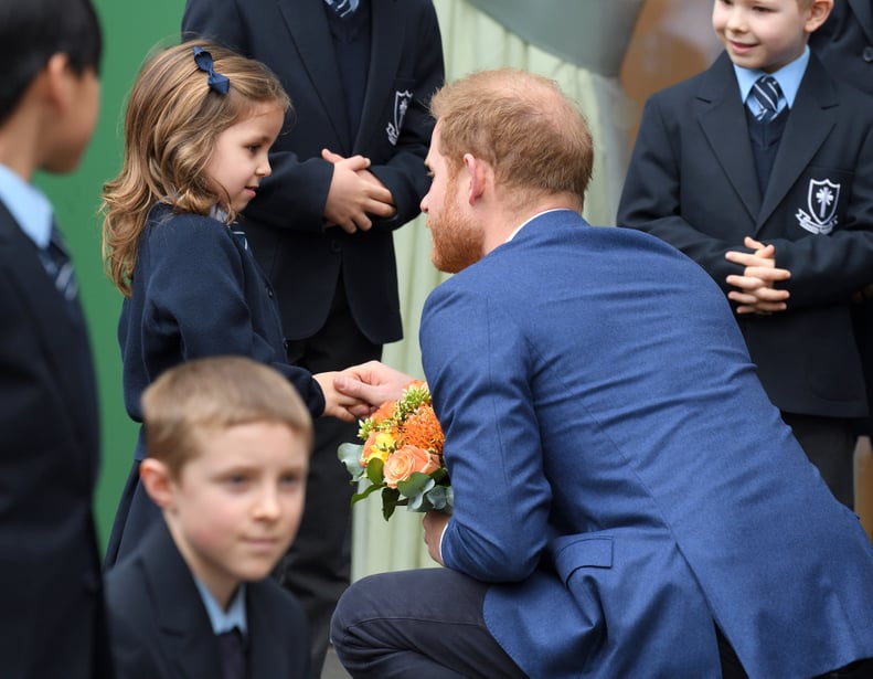 Prince Harry at St. Vincent's Catholic Primary School 2019 | POPSUGAR ...