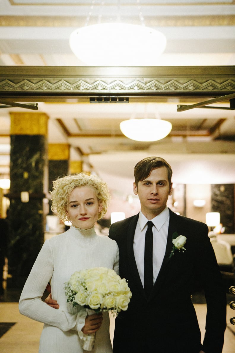 Julia Garner's Danielle Frankel Wedding Pantsuit | PS Fashion