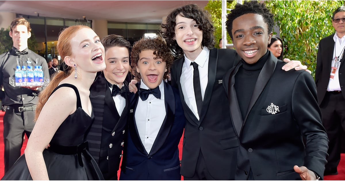 Stranger Things Cast at the 2018 Golden Globes | POPSUGAR Celebrity