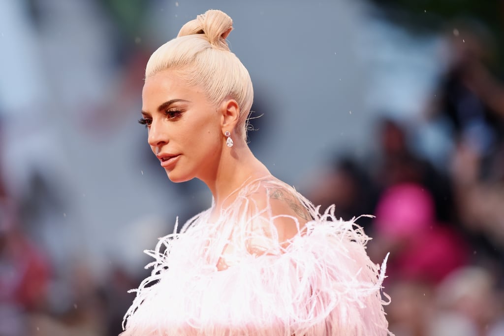 Lady Gaga Pink Valentino Dress at Venice Film Festival | POPSUGAR ...