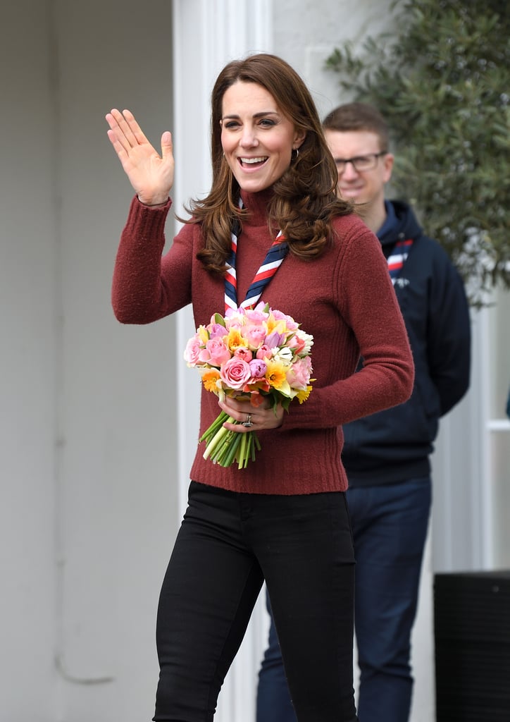 Kate Middleton Visits With Scouts March 2019 | POPSUGAR Celebrity UK