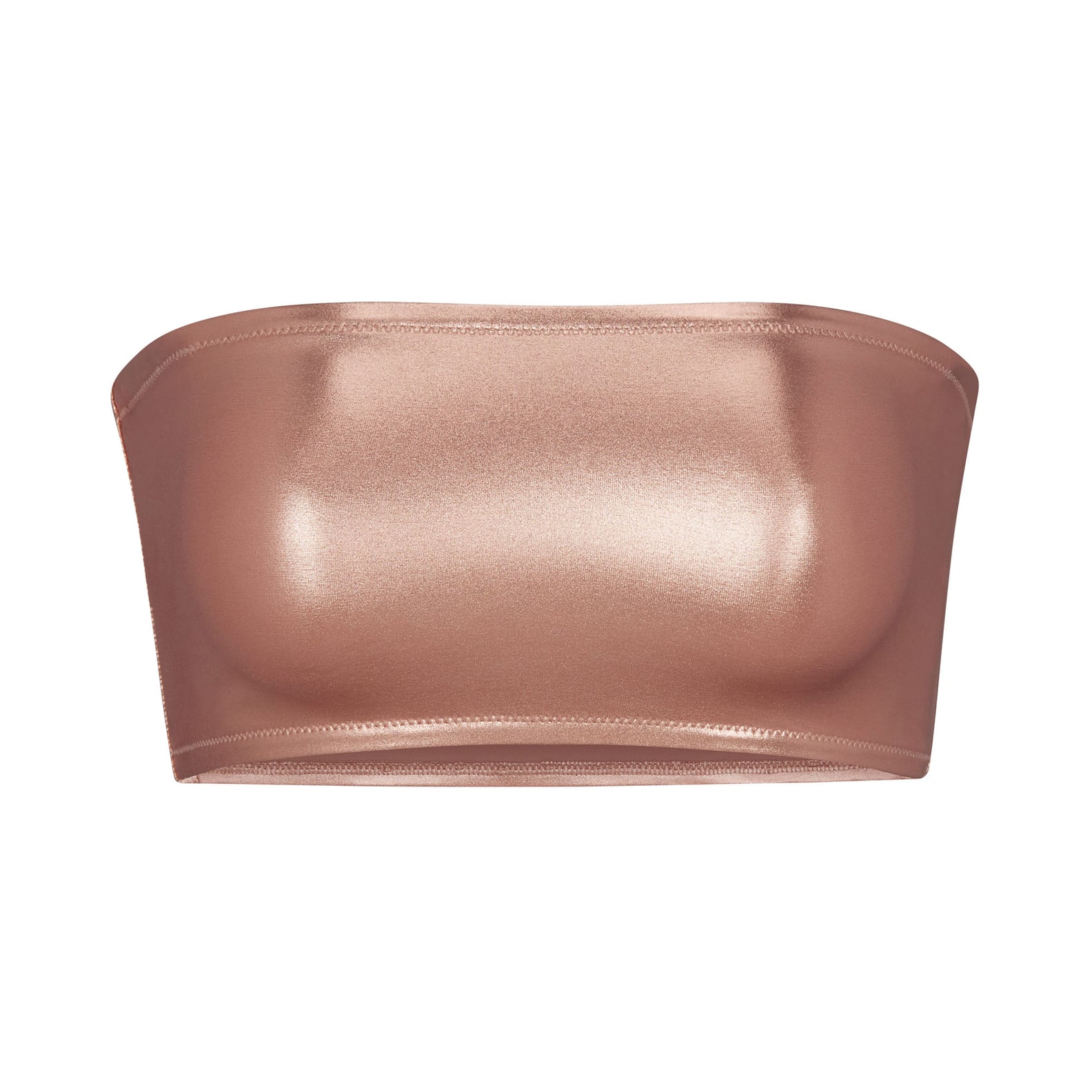 See Kim Kardashian Model the Skims Metallic Swim Collection | PS Fashion