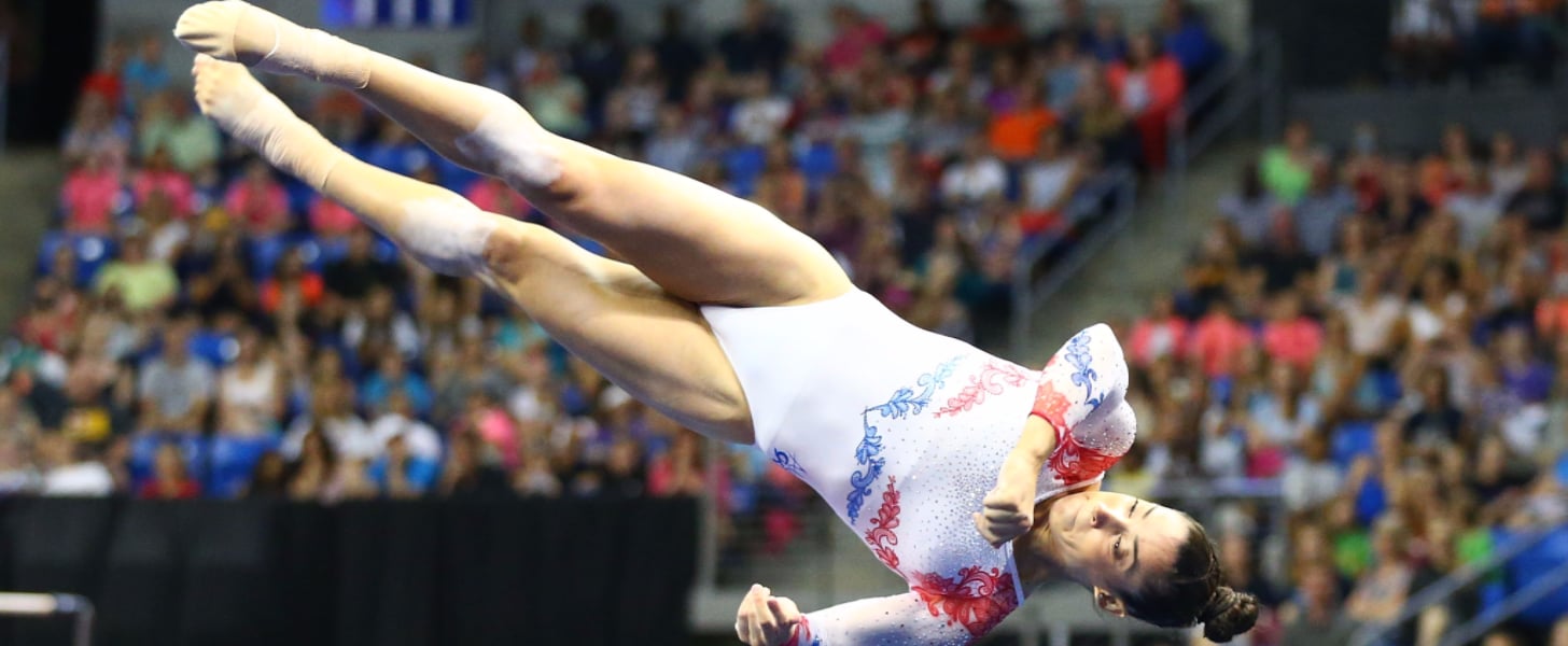 Gymnast Aly Raisman Floor Routine 2016 | PS Fitness