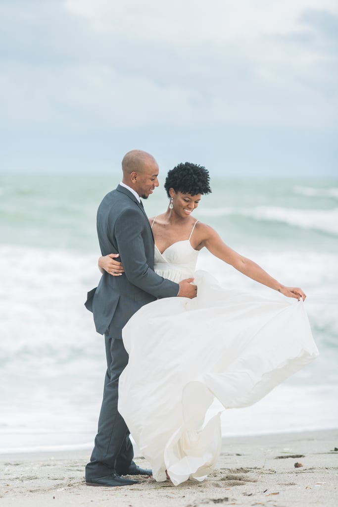 First Look Wedding Photo Shoot On The Beach Popsugar Love And Sex Photo 63