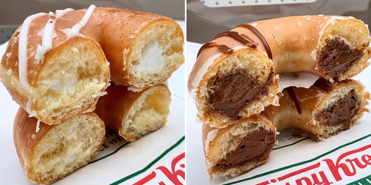 Krispy Kreme Glazed Cream-Filled Doughnuts 2019 | PS Food